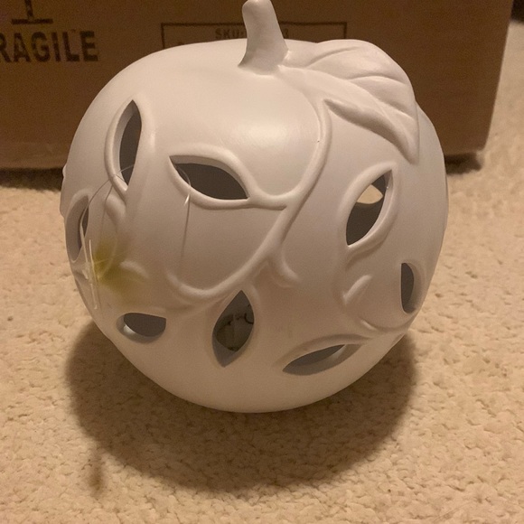 Michaels | Accents | Ceramic Led Apple Decor For Fall | Poshmark
